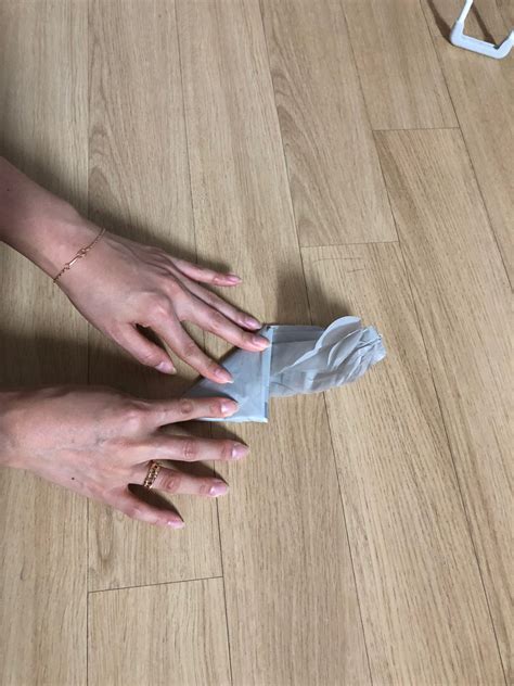 종량제 비닐 봉투 접기 정리