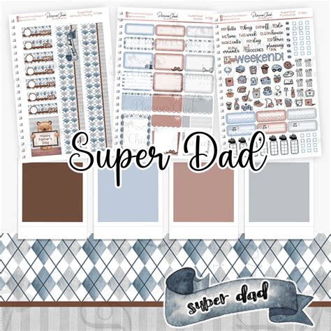 Super Dad ~ Mini Kits Plannerchickdesigns