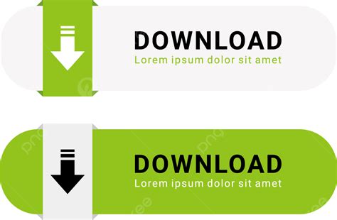 다운로드 버튼 아이콘 Ui Ux 템플릿 다운로드 단추 Ui Ux Png 일러스트 및 벡터 에 대한 무료 다운로드