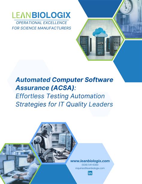 Whitepaper Automated Computer Software Assurance Lean Biologix