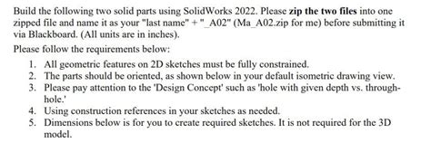 Solved I Need Help On My Parametric Design Homework Please Chegg
