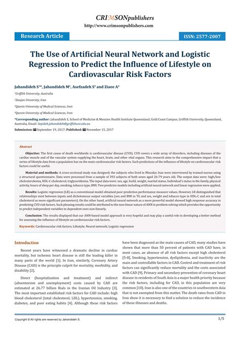 The Use Of Artificial Neural Network And Logistic Regression To Predict The Influence Of