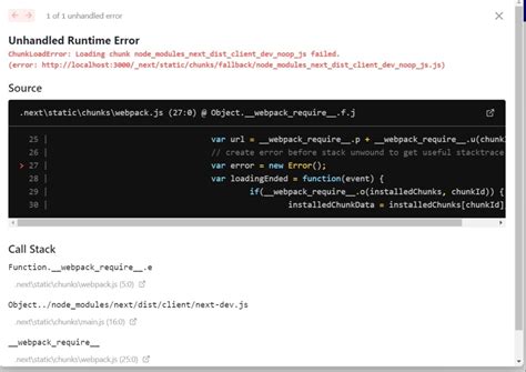 Javascript Ошибка загрузки чанка Nextjs Stack Overflow на русском