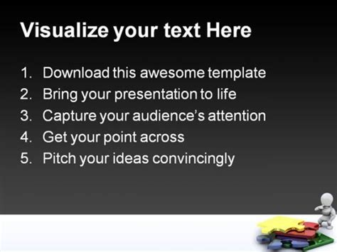 problem solving business powerpoint template 1110
