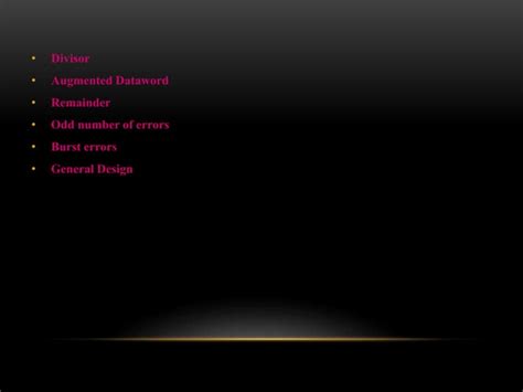 Error Detection And Correction PPT
