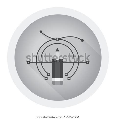pen tool vector computer graphics curve stock vector royalty free