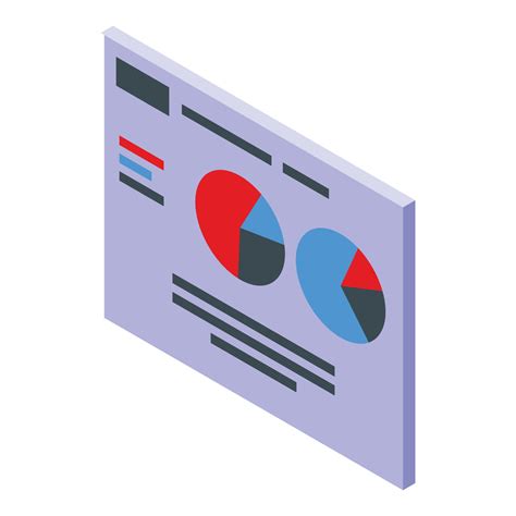 Ranking Banner Graph Icon Isometric Style 15872540 Vector Art At Vecteezy