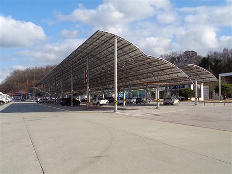 화원 휴게소 주차장 300kw 주차장 태양광 주 월드쏠라에너지