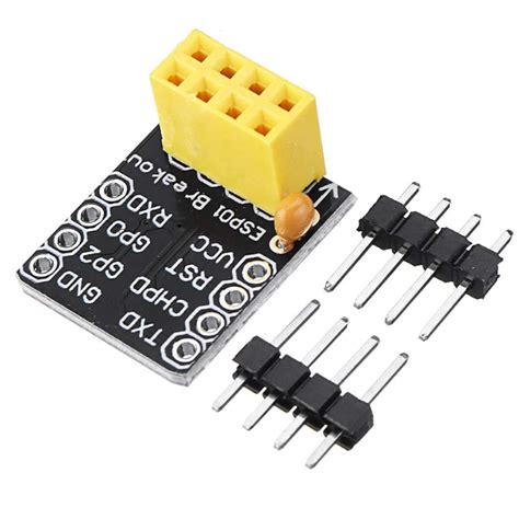 esp8266 esp 01 esp 01s breakout board breadboard adapter robocraze