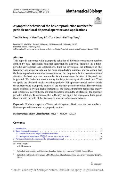 Asymptotic Behavior Of The Basic Reproduction Number For Periodic Nonlocal Dispersal Operators