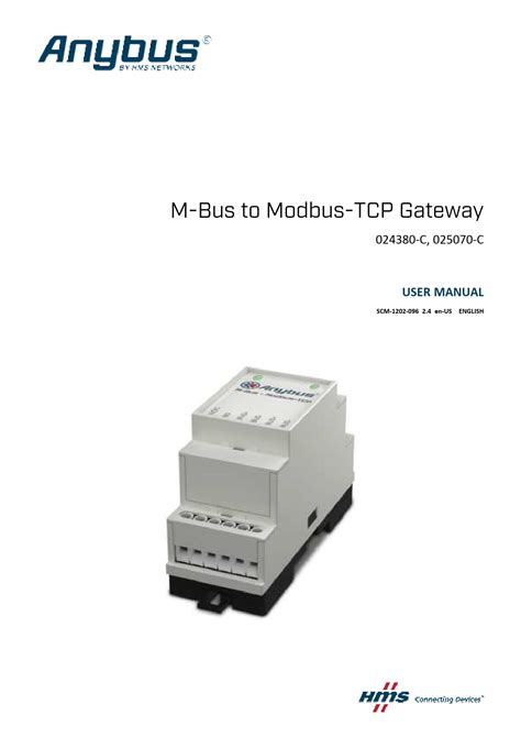 m bus to modbus tcp gateway user manual installation guide