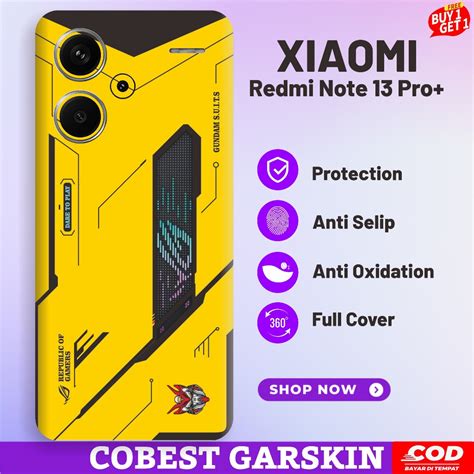 Order Garskin Sticker Hp Xiaomi Redmi Note Pro Plus Fullbody Bonus Design Image You Like