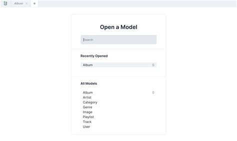 Unifying Model Navigation Issue Prisma Studio GitHub