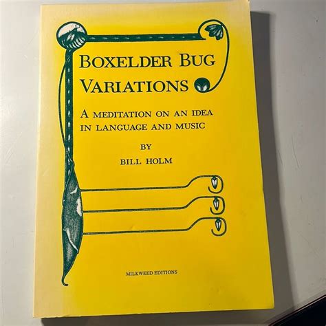 Boxelder Bug Variations By Bill Holm