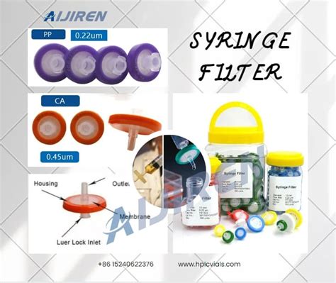 PVDF Syringe Filter Factory Aijiren Vials For HPLC GC