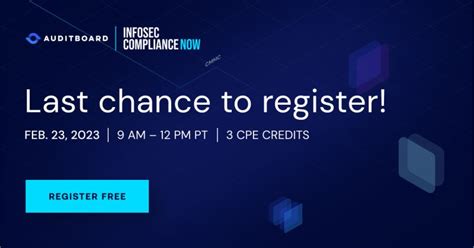 Auditboard On Linkedin Infosec Compliance Now A Free Virtual Event By Auditboard