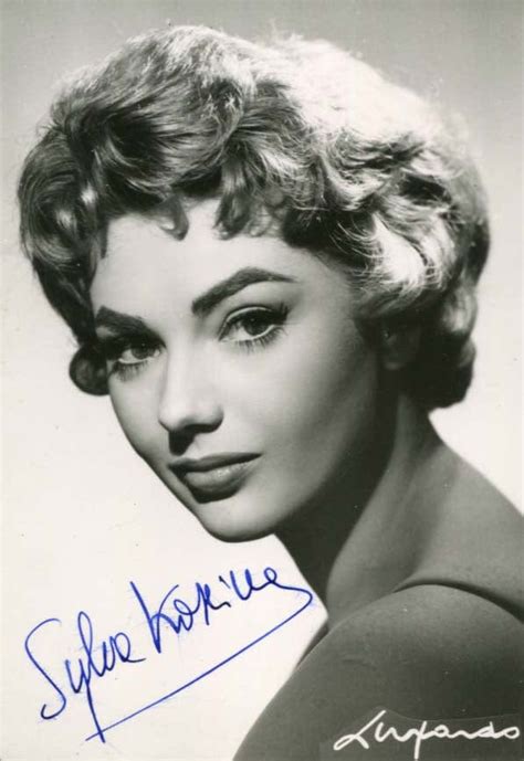 Sylva Koscina Autograph Signed Vintage Photographs By Sylva Koscina Autograph Signed By