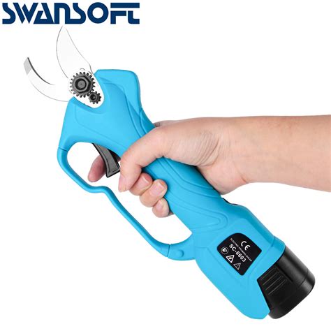 Swansoft Powerful Battery Pruner Operated Powered Pruning Shears For