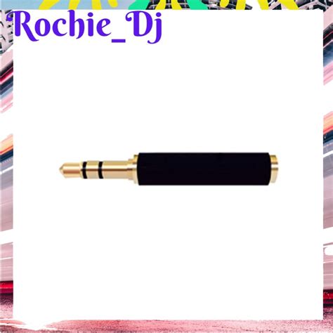 Jual OLLIVAN KONVERTER AUDIO AUX 3 5MM 4 POLE TO 3 POLE MALE TO FEMALE AV119 BLACK Shopee