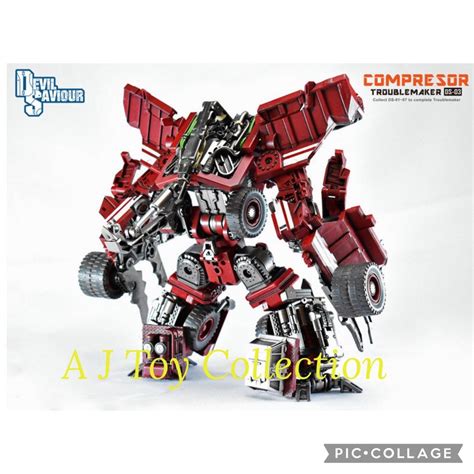 In Stock Transformers Devil Saviour Movie Devastator Ds 03 Ds03 Troublemaker Compresor