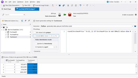 how to address column value dependencies — using dbforge sql tools