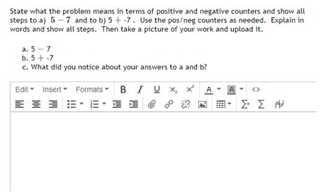 Solved State What The Problem Means In Terms Of Positive And Chegg Com