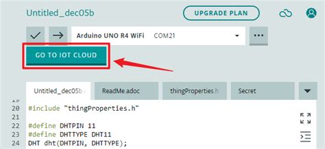 Arduino IoT Cloud SunFounder Elite Explorer Kit Documentation