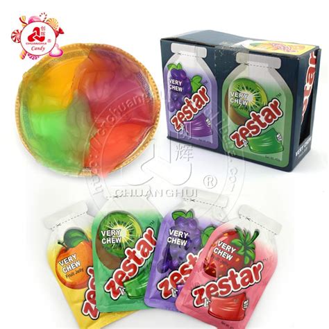 Supply Probiotic Jelly Fruit Flavored Long Pulp Jelly Slice In Bag Ch K231 Wholesale Factory