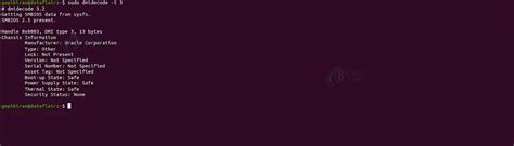 Dmidecode Command In Linux With Examples DataFlair