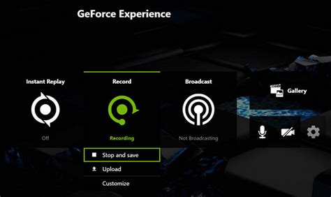 How To Record And Stream Gameplay Using Geforce Experience