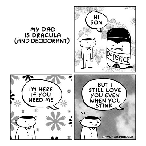 My Dad Is Dracula And Deodorant R Webcomics