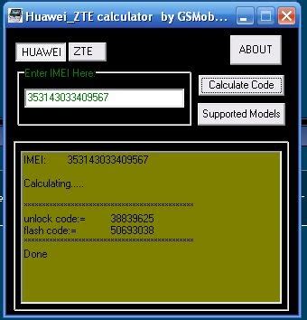 All About Gsm Huawei And Zte Unlock Code Calculator
