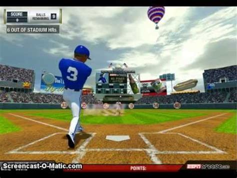 Mrzlovesmlb Plays Espn Arcade 2 Going Going Gone Baseball Youtube