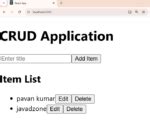 CRUD Operations In React First CRUD Application JavaDZone