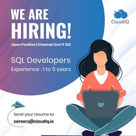 Cloudiq Technologies On Linkedin Hiring Sql Chennaijobs