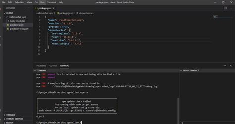 Reactjs Npm Update Failed And After Running Create React App Few Files Such As Public App Js