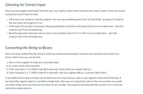 For This Project You Will Be Creating An Assembly Chegg