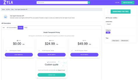 how to generate random user agents with an api