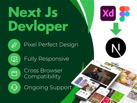 front end developer tailwind css figma to next js next js