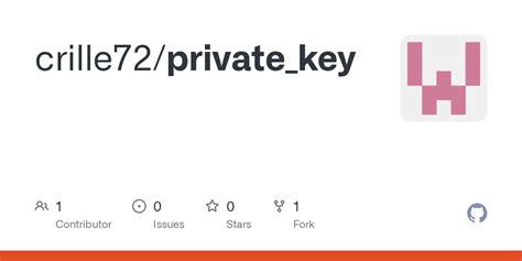 Github Crille72privatekey · Github