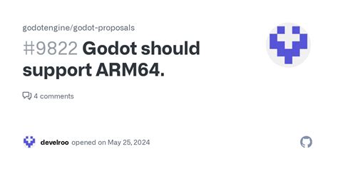 godot should support arm64 · issue 9822 · godotengine godot proposals