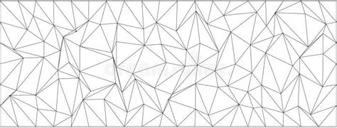 Abstract Geometric Pattern With Intersecting Lines And Triangular