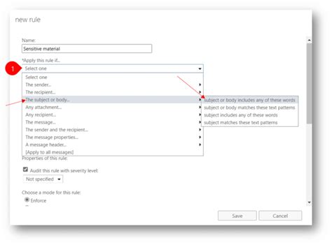 Creating Mail Flow Rules Server Academy