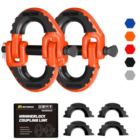 G80 38 Safety Chain Connector Links 2 Pack Heavy Duty Hammerlock