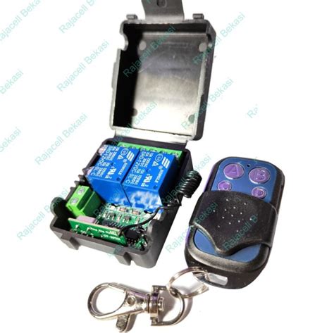 Relay Module Remote Control 2ch 12V Wireless Switch RF 433Mhz 315Mhz Lazada Indonesia