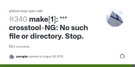 Make 1 Crosstool Ng No Such File Or Directory Stop · Issue