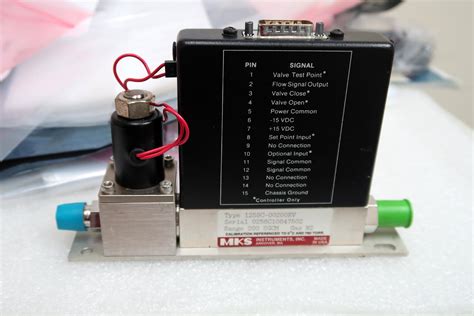 Mks Flow Controller 1259c 00200rv Vacuum Measurement And Control Bmi