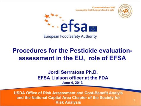 Procedures For The Pesticide Evaluationpptx