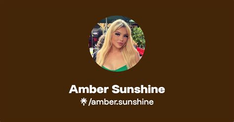 Amber Sunshine Find Amber Sunshine Onlyfans Linktree