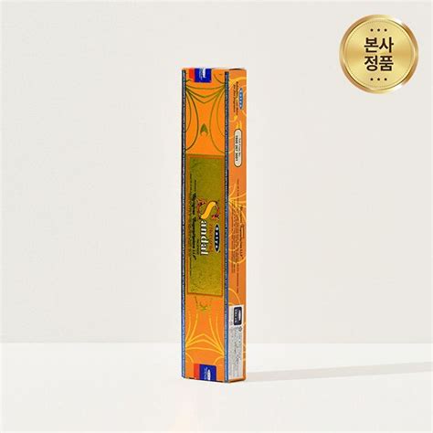 Nagahampa Korea 사티아 나그참파 내추럴산달 인센스 스틱 15g 핫트랙스